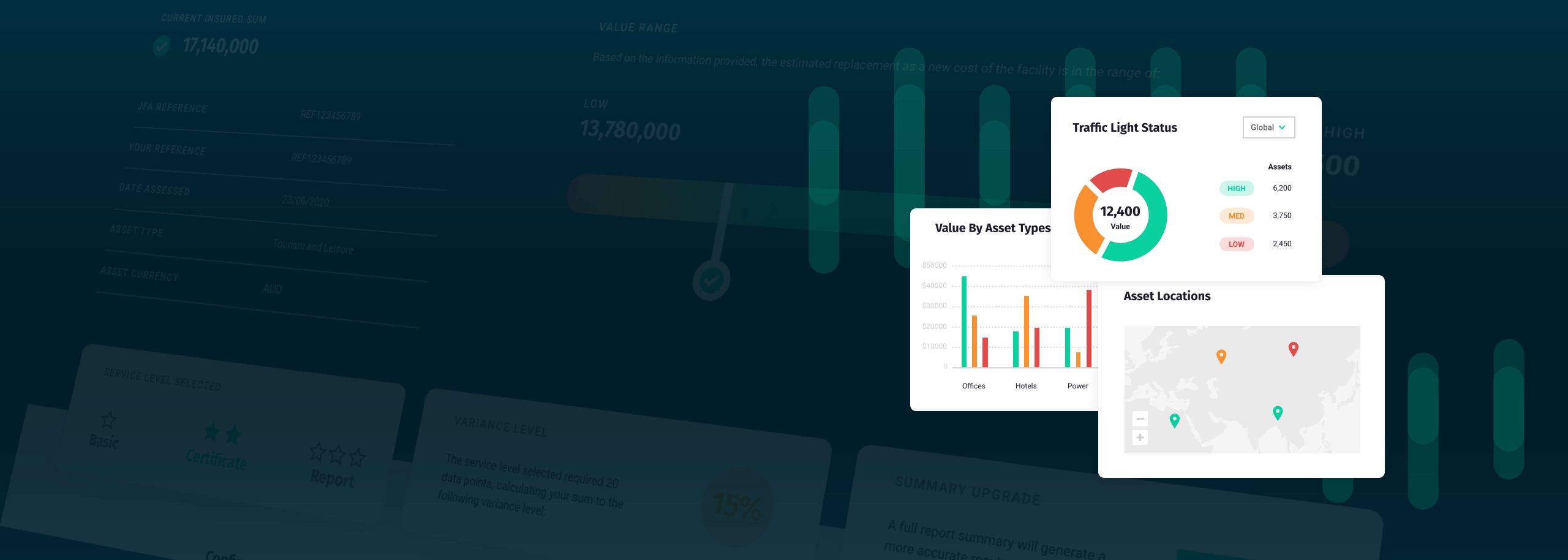 User interface design for an insurance platform - Fat Heads