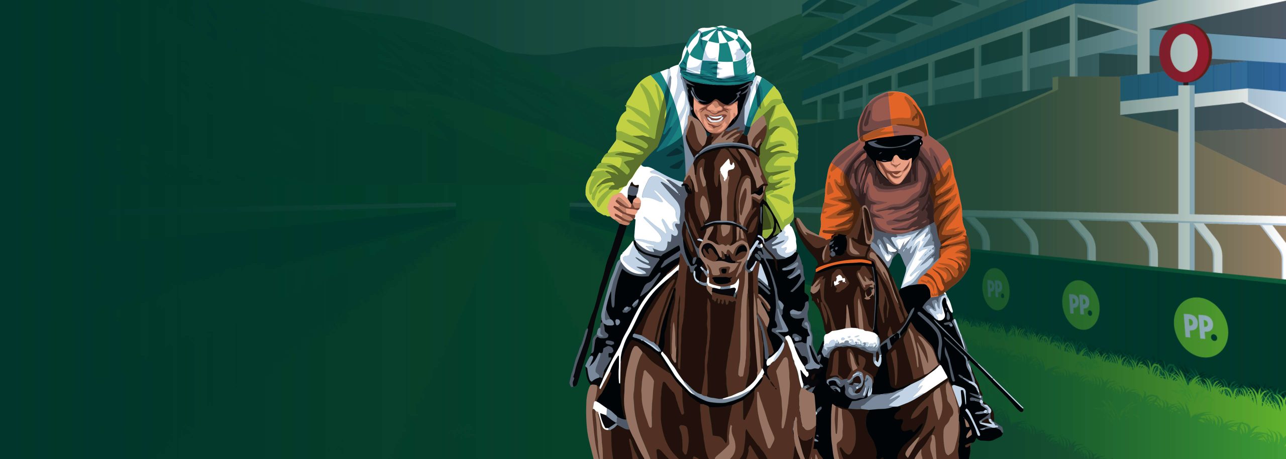Paddy Power Cheltenham Festival Illustration - Fat Heads