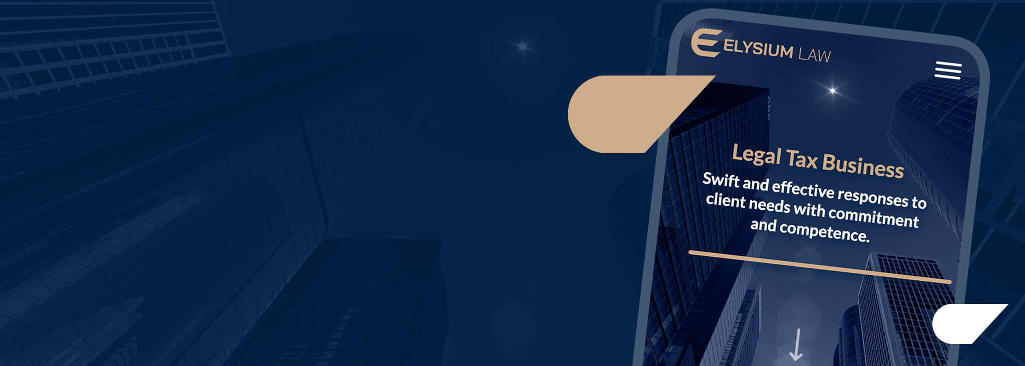 Elysium Law website & brand identity - Fat Heads